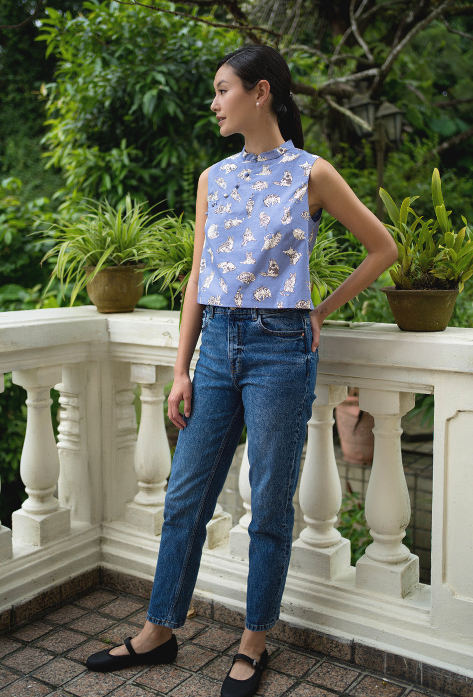 A Moment in Time Cheongsam Top in Purrlune – Lili & Do