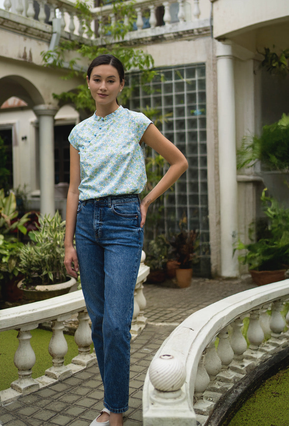 Gran’s Letter Cheongsam Top in Bellarine – Lili & Do