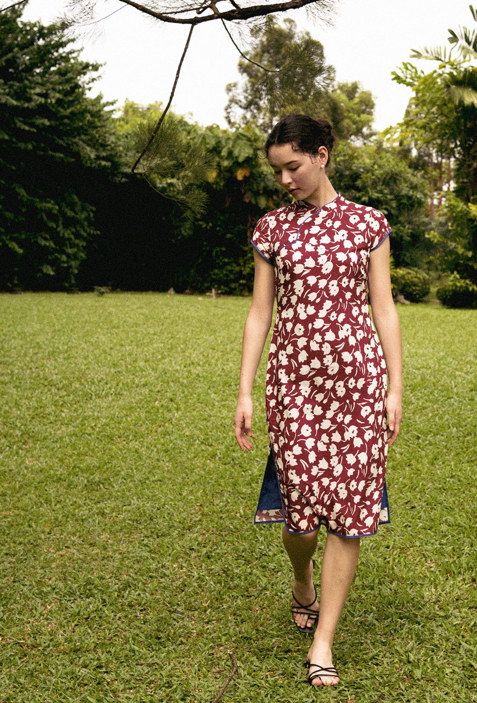 That's Amore Cotton Cheongsam in Flourish – Lili & Do